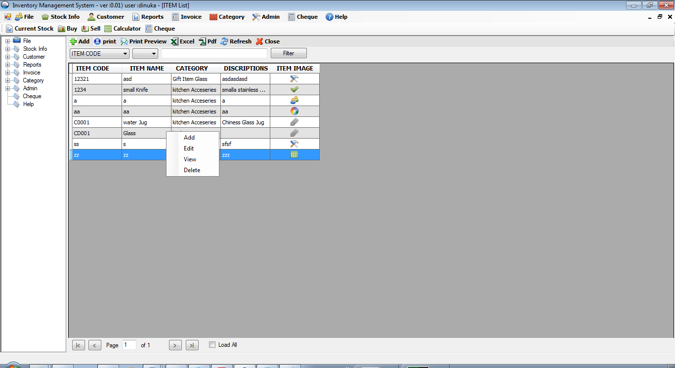 Dinuka Blog: IMS (Inventory Management System)