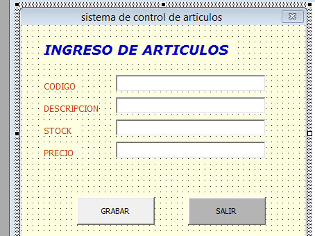 MACROS EN EXCEL : Formulario de captura de datos en excel