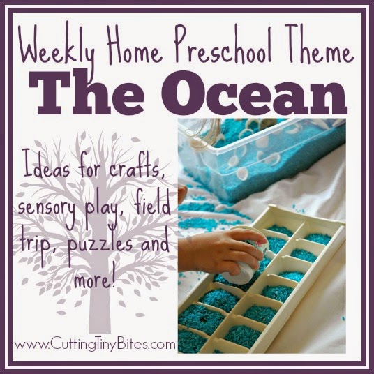 Ocean Theme- Weekly Home Preschool | What Can We Do With Paper And Glue