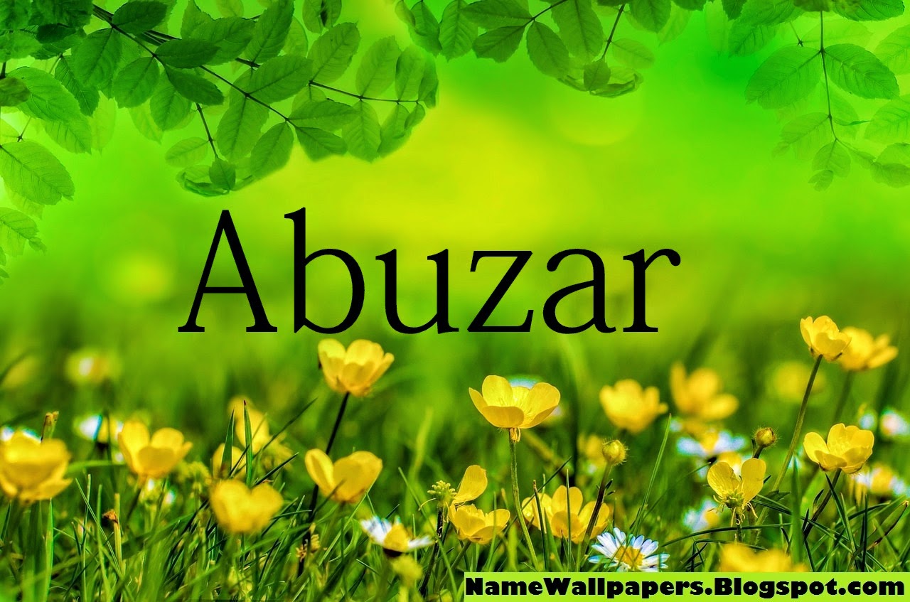 Abuzar Name Wallpapers Abuzar ~ Name Wallpaper Urdu Name Meaning Name ...