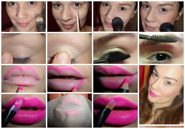 beautiful me plus you: How to wear bright pink lipstick