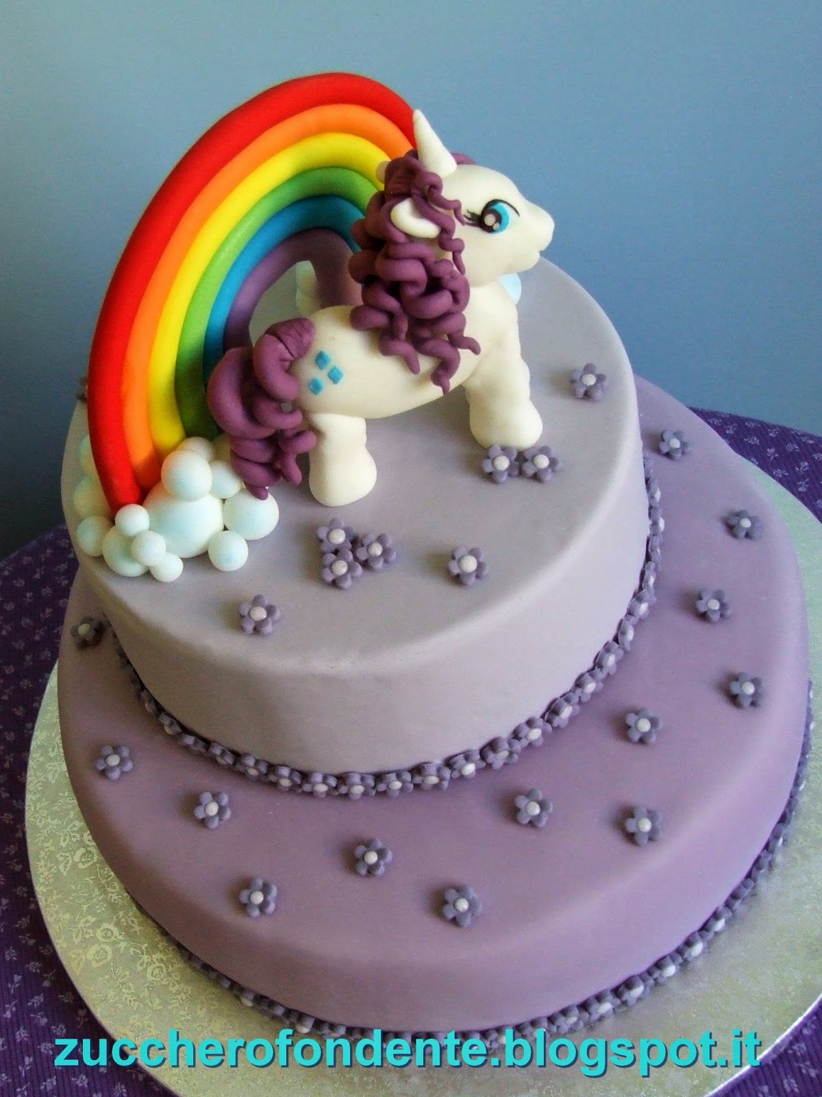 zuccherofondente: Torta My Little Pony: Rarity