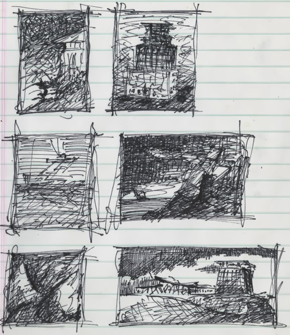 Beyond Architectural Illustration: Composition Part 12 - Thumbnail Sketches