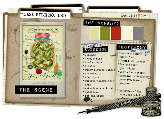 Little Scraps of Magic: Farm Fresh {CSI Case File No. 189}