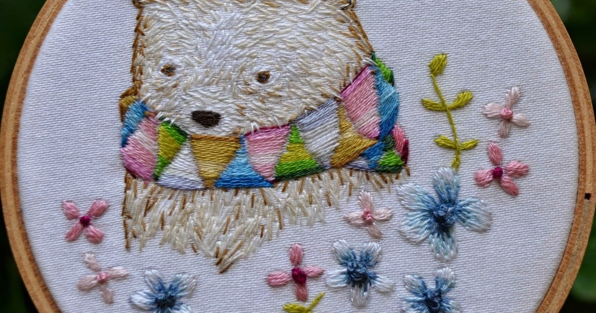 Follow the White Bunny: Sign up for the new Furry Nice Embroidery Class!