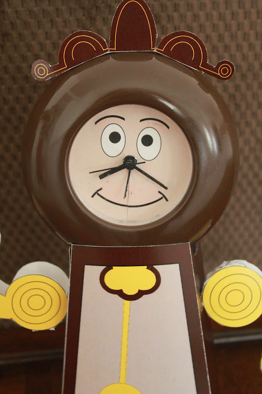 DIY Party Mom: Cogsworth the Clock from Beauty and the Beast