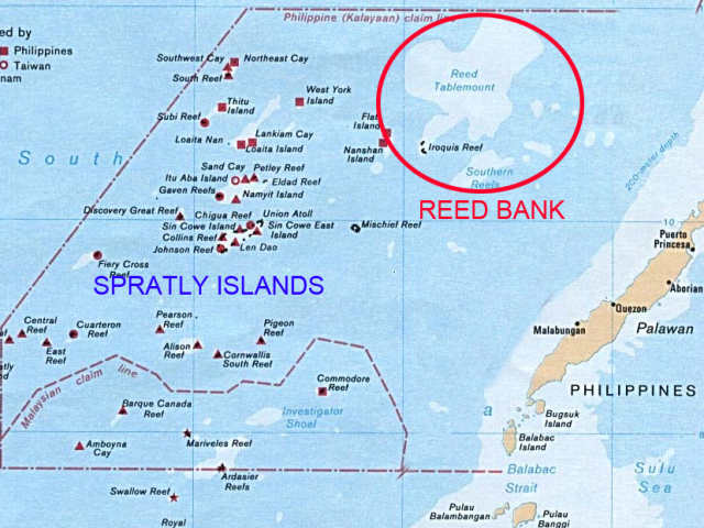 Philippines and China closer to jointly developing the Reed Bank in the ...