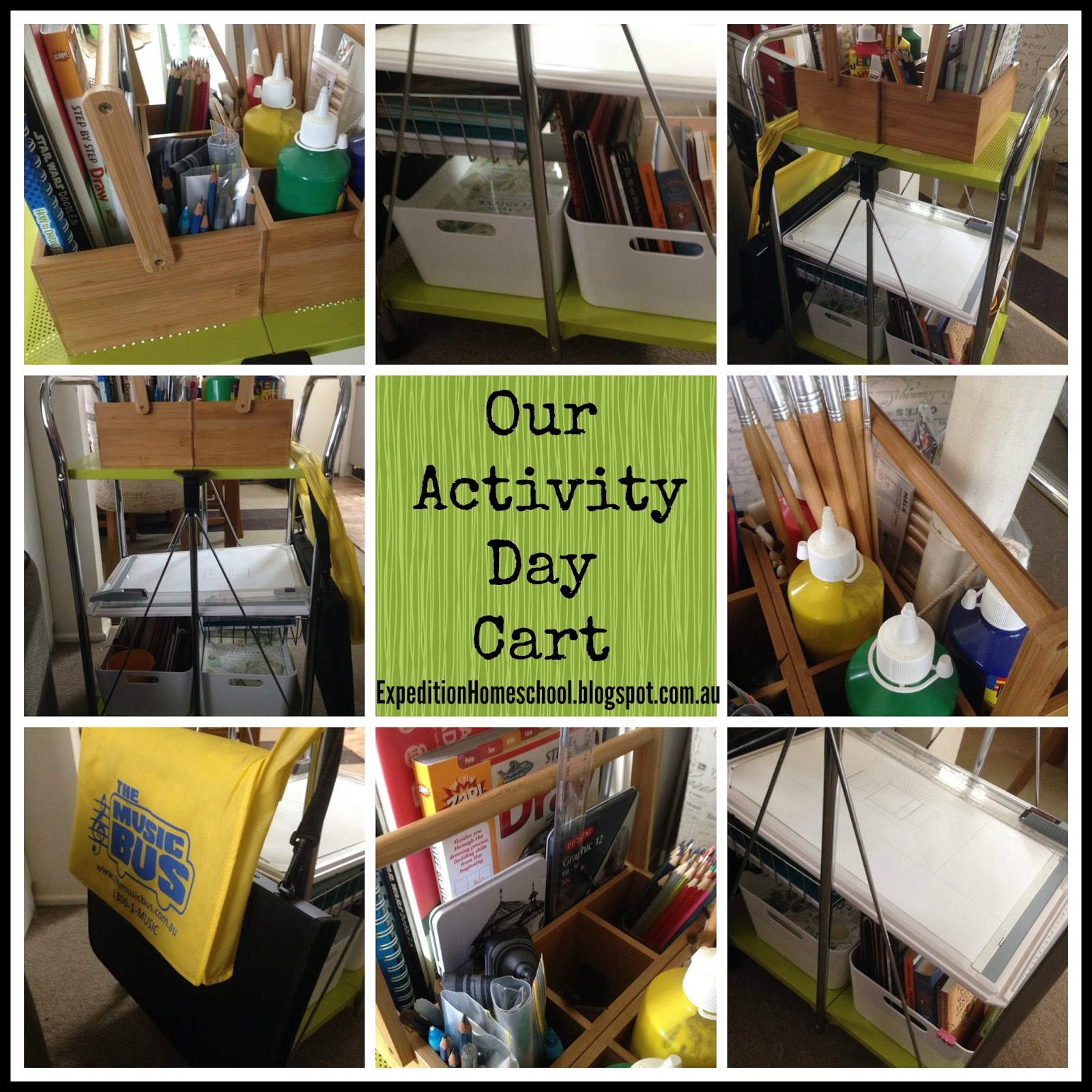 Expedition Homeschool: Activity Day Cart