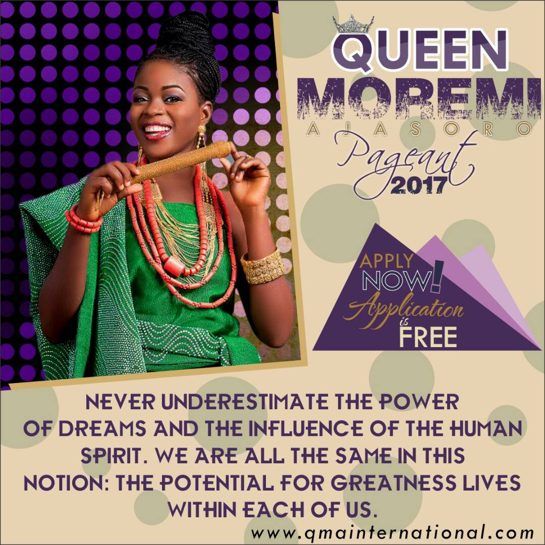 Maestro's Media: QUEEN MOREMI AJASORO PAGEANT 2017 CALLS OUT FOR ALL ...