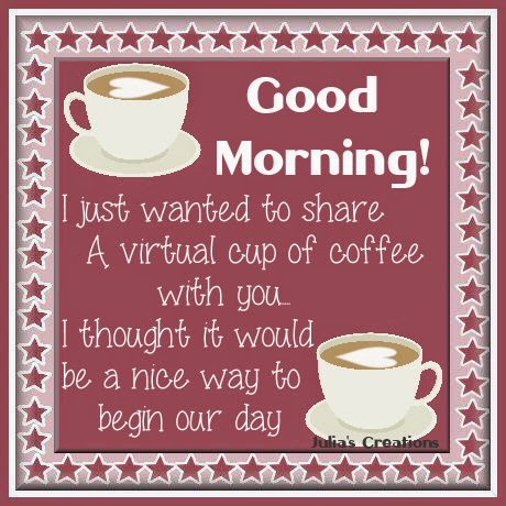Julia's Creations: Virtual cup of coffee