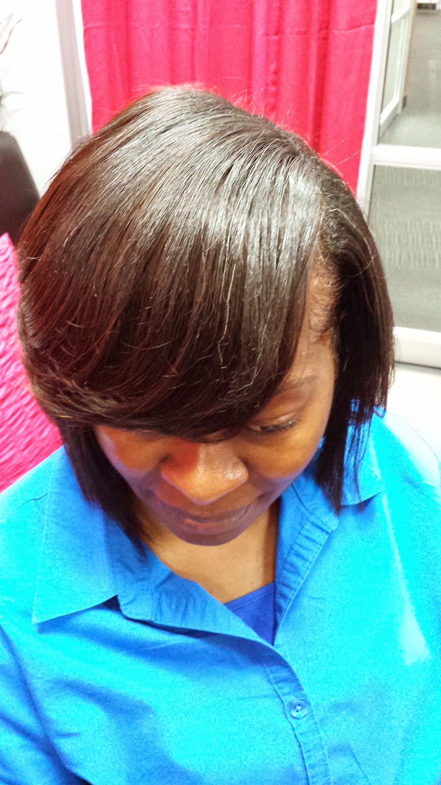 Full Sew-In With Minimal Hair Left Out | LaToya Jones