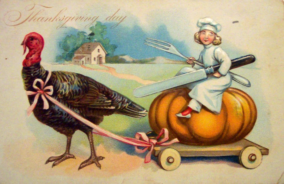 20 Fun and Cute Vintage Thanksgiving Postcards From the Early 20th ...