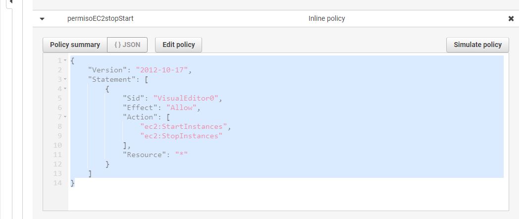 Como usar AWS Lambda para iniciar o parar instancias EC2