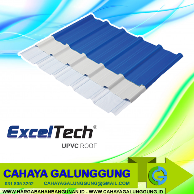 Harga Atap Polyvinyl Exeltech Terbaru 2019 | HARGA ATAP 2020,GALVALUME,ATAP ZINCALUME,HARGA SENG ...
