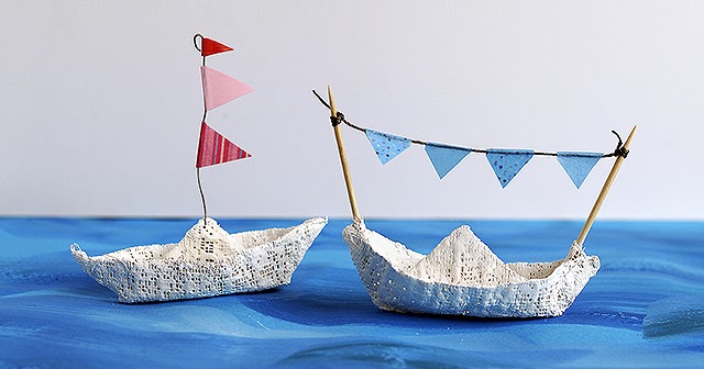Plaster boats - Journey into Creativity