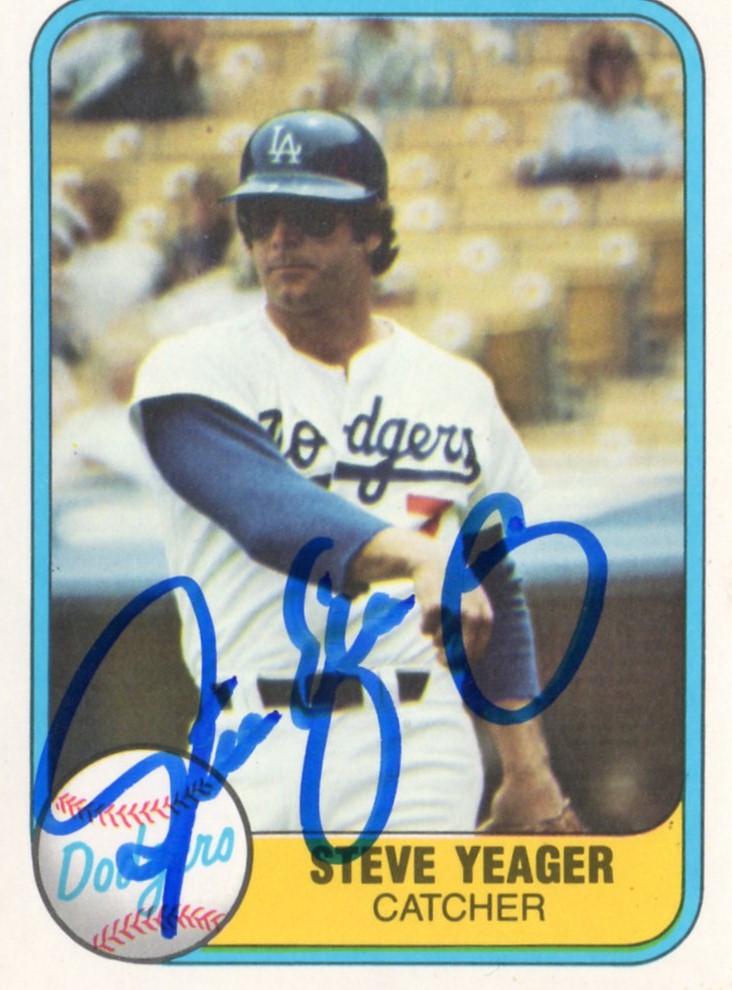 Dodgerbobble: Player Appearances: Steve Yeager and Ron Cey