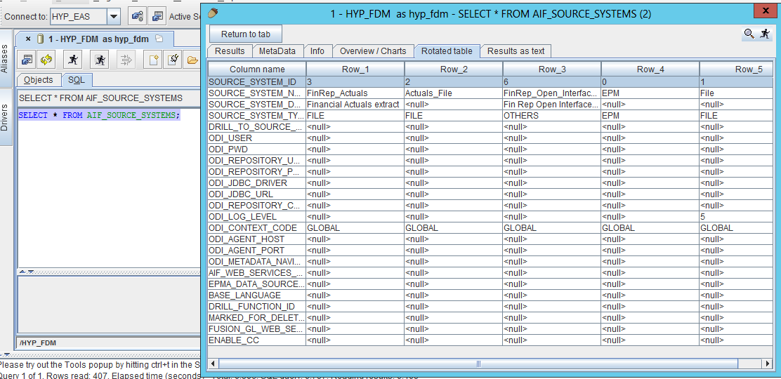 Exploits in Hyperion: Source systems created in FDMEE