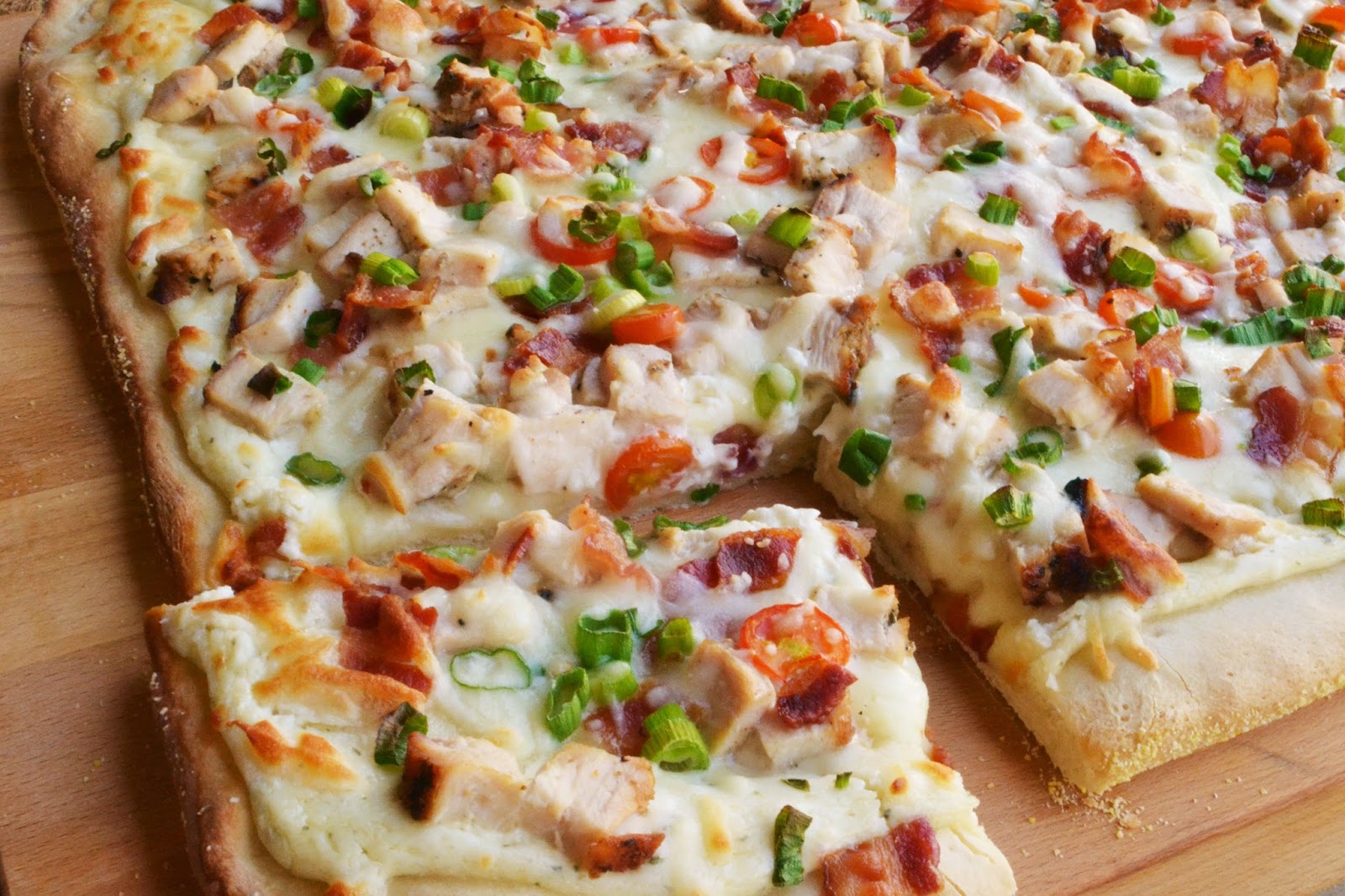 7kidsathome: Chicken Bacon Ranch Pizza
