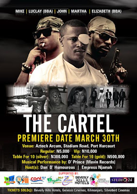 The Cartel to premiere this Saturday March 30th
