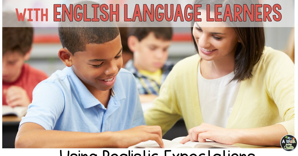Setting Reading Goals with English Language Learners | A Walk in the Chalk