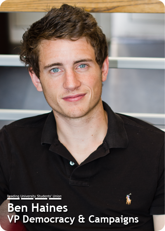 The RUSU Blog: Hello from our VP Democracy & Campaigns - Ben Haines