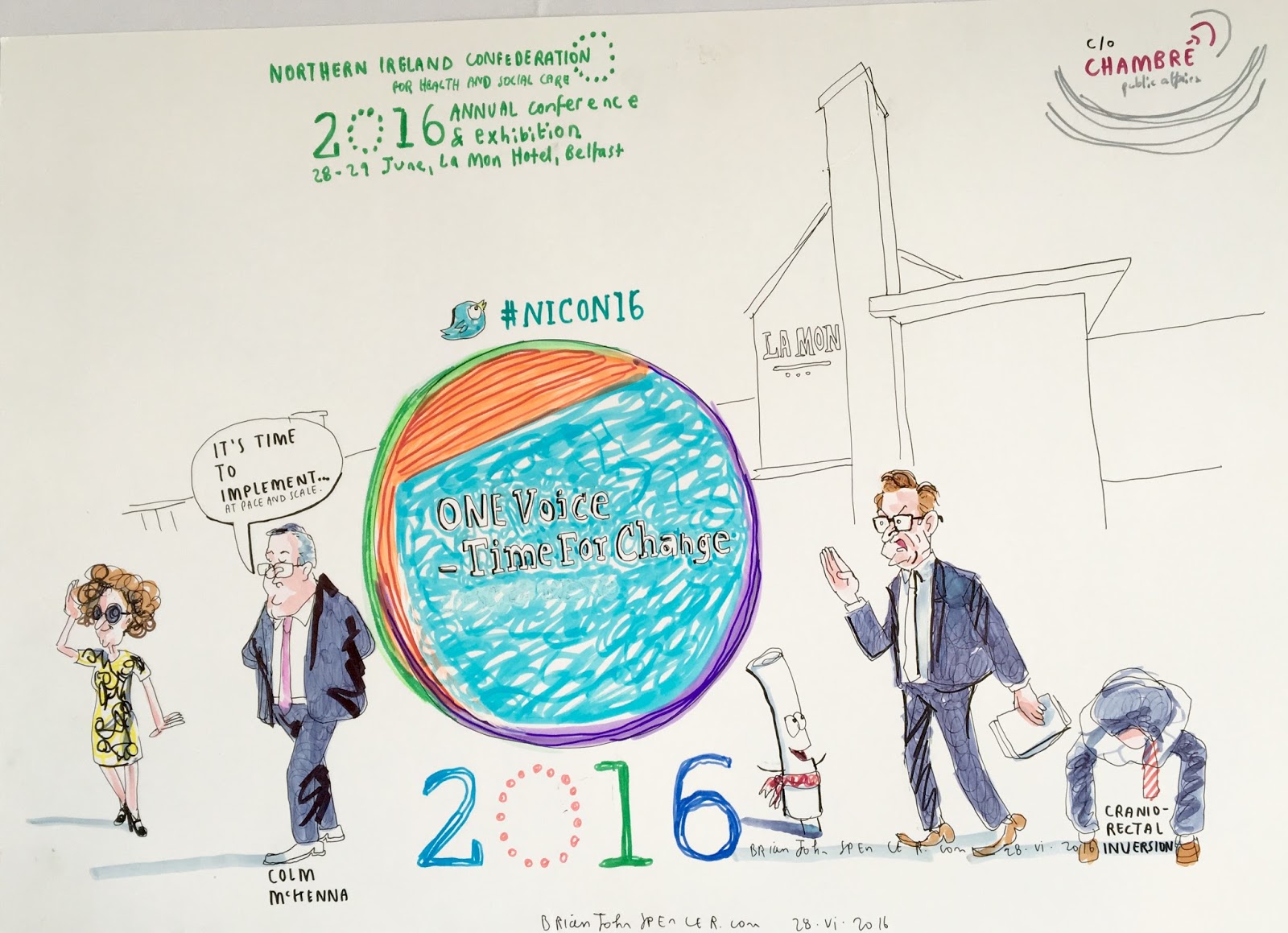 Brian John Spencer: Conference Drawing