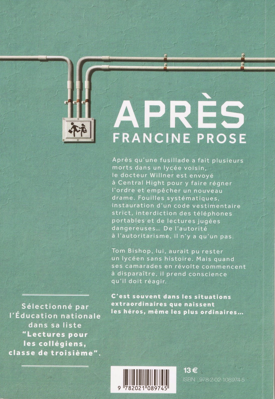 Des classes de français: Lecture : Après de Francine Prose
