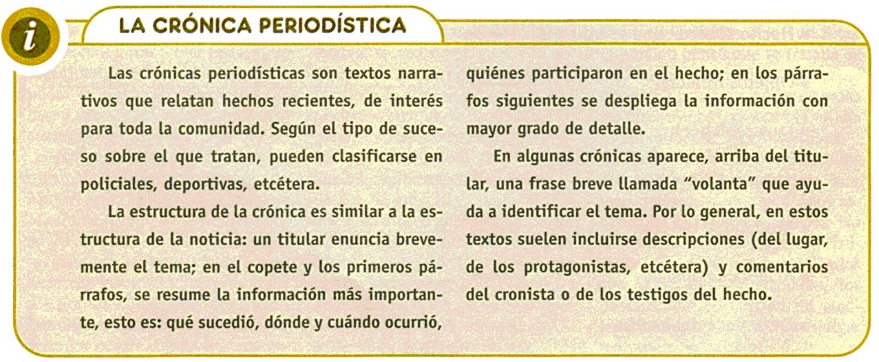 Cronicar en diez pasos