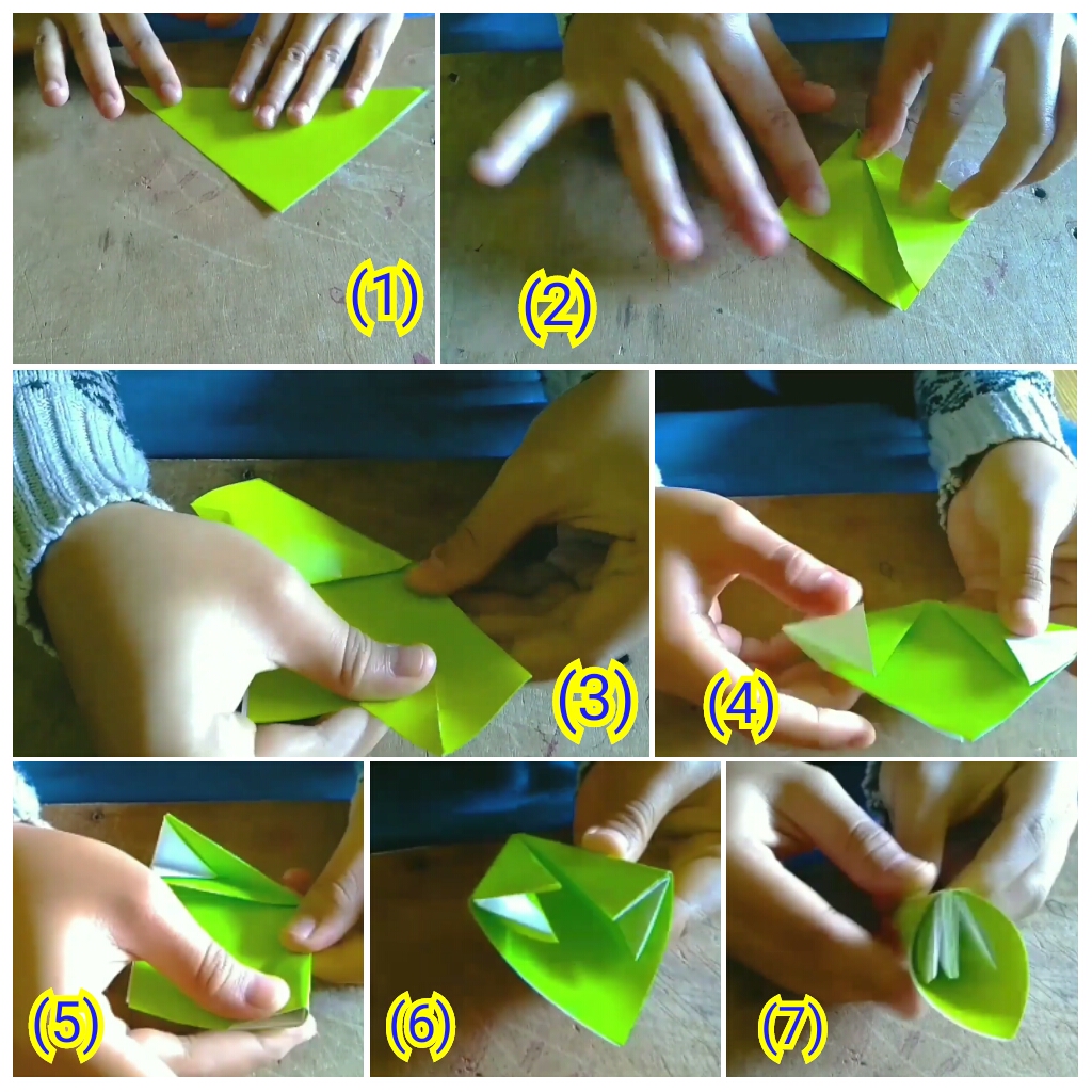 Kerajinan Tangan dari Kertas Origami: kerajinan tangan dari kertas origami