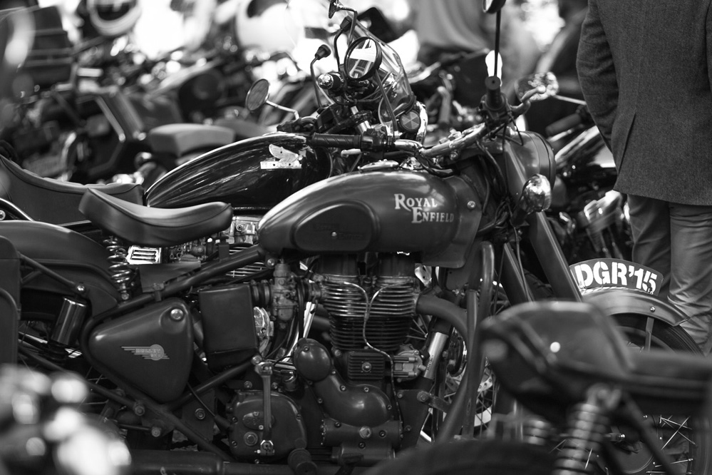 RoyalEnfields.com: Royal Enfields looking dapper in Rochester DGR