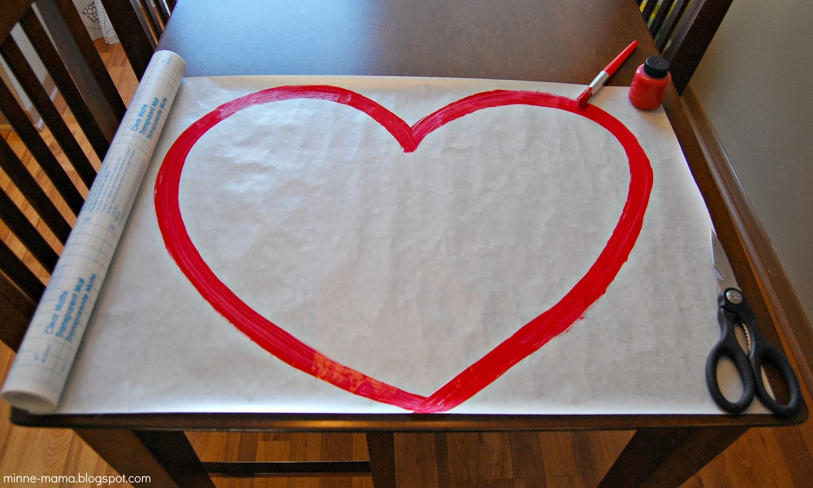 Minne-Mama: Valentine Contact Paper Play