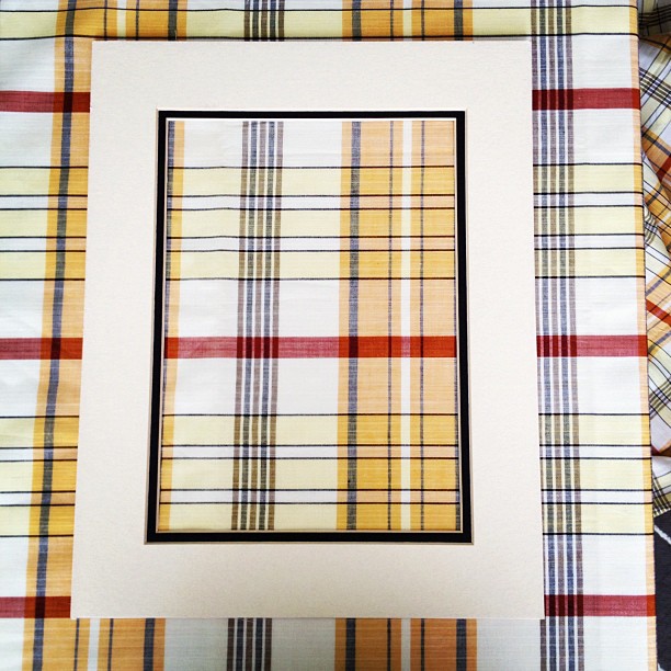 Hello! Upholstery + Blog: DIY: Fabric Wrapped Mat