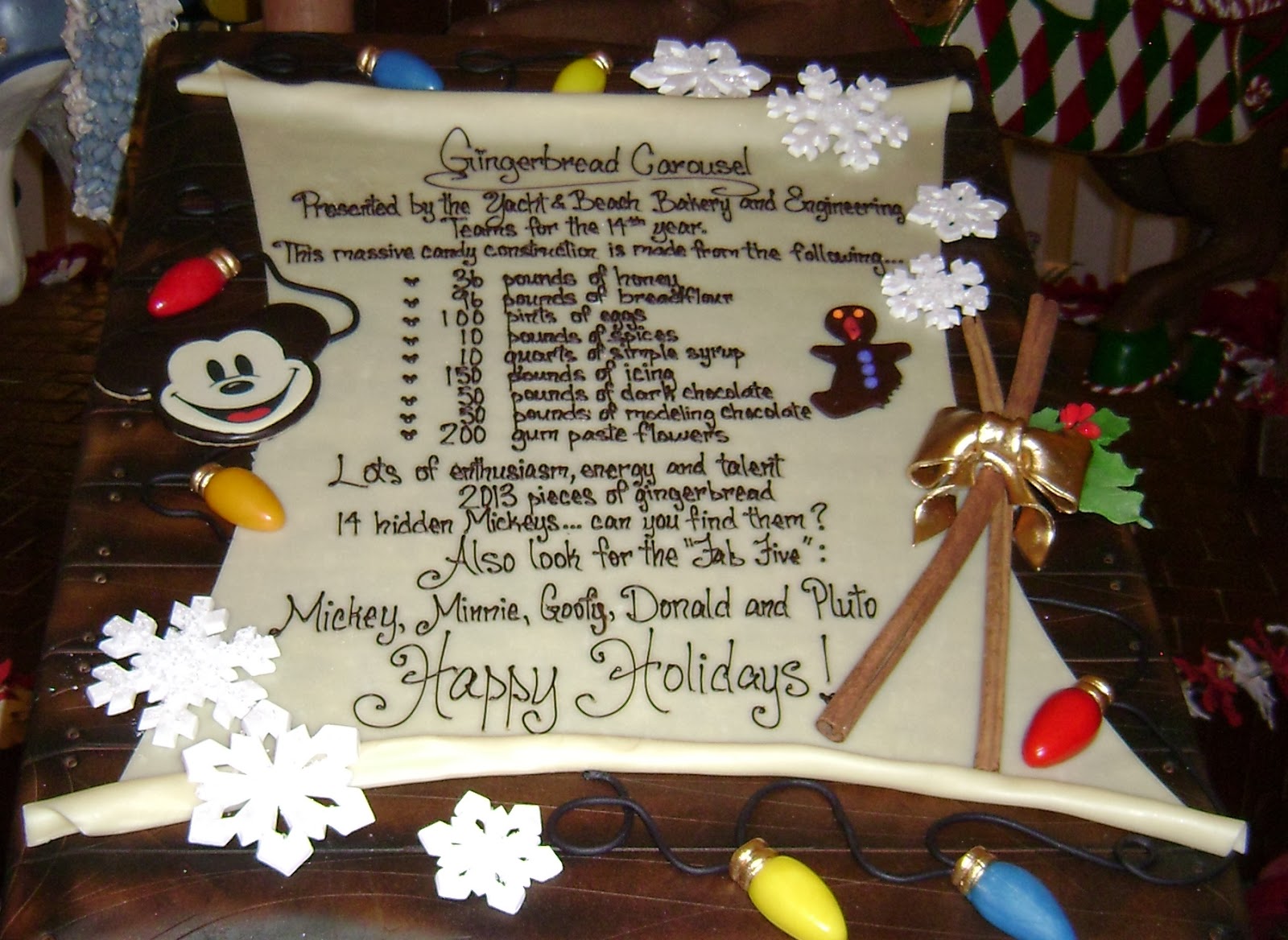 A Merry Christmas Gingerbread Carousel at Disney's Beach Club Resort