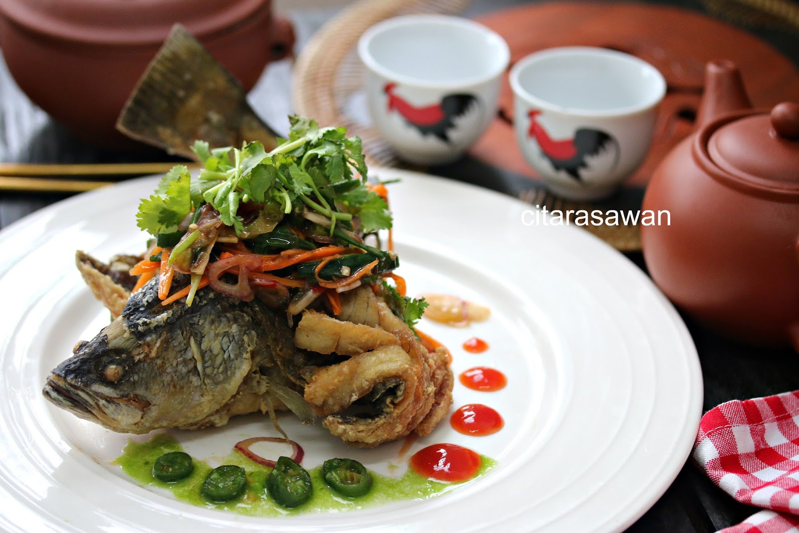 Ikan Goreng 3 Rasa Chinese Style ~ Resepi Terbaik