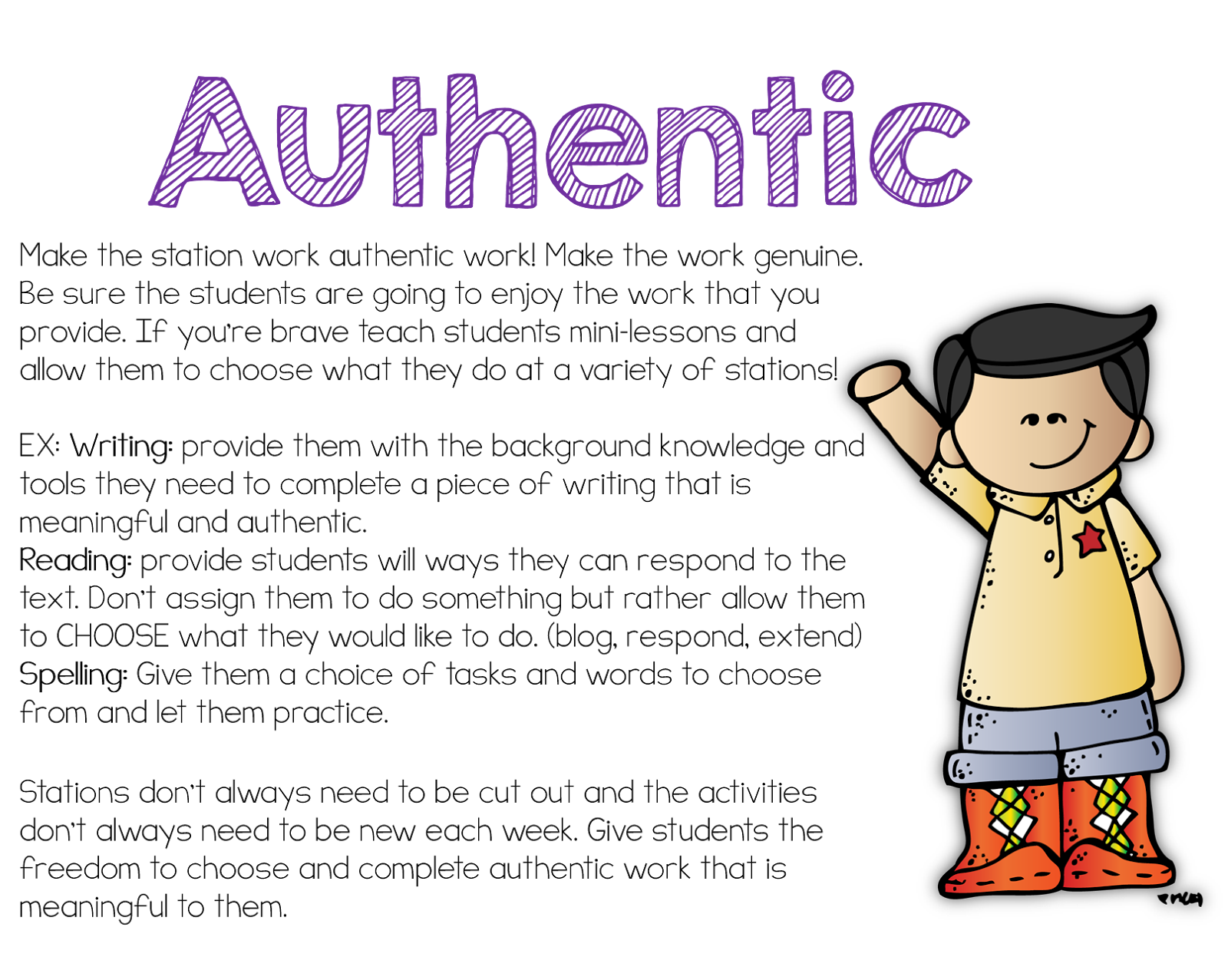 Collaboration Connection: Literacy Station Tips!