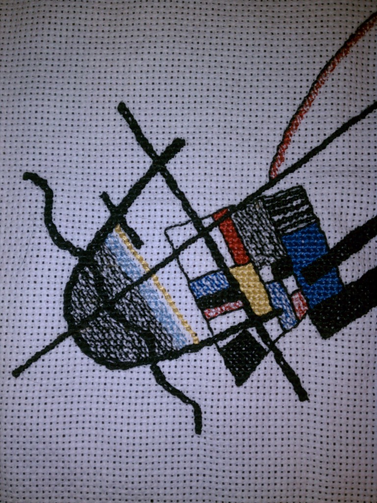 little squares: Vasily Kandinsky's "Joyous Ascent", 1923