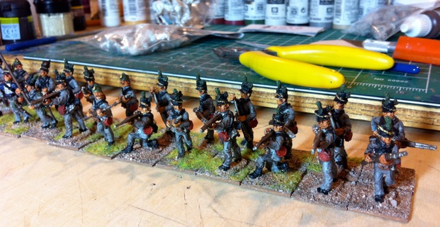 Analogue Hobbies: From MilesR: War of 1812 US Rifle Battalion (180 points)