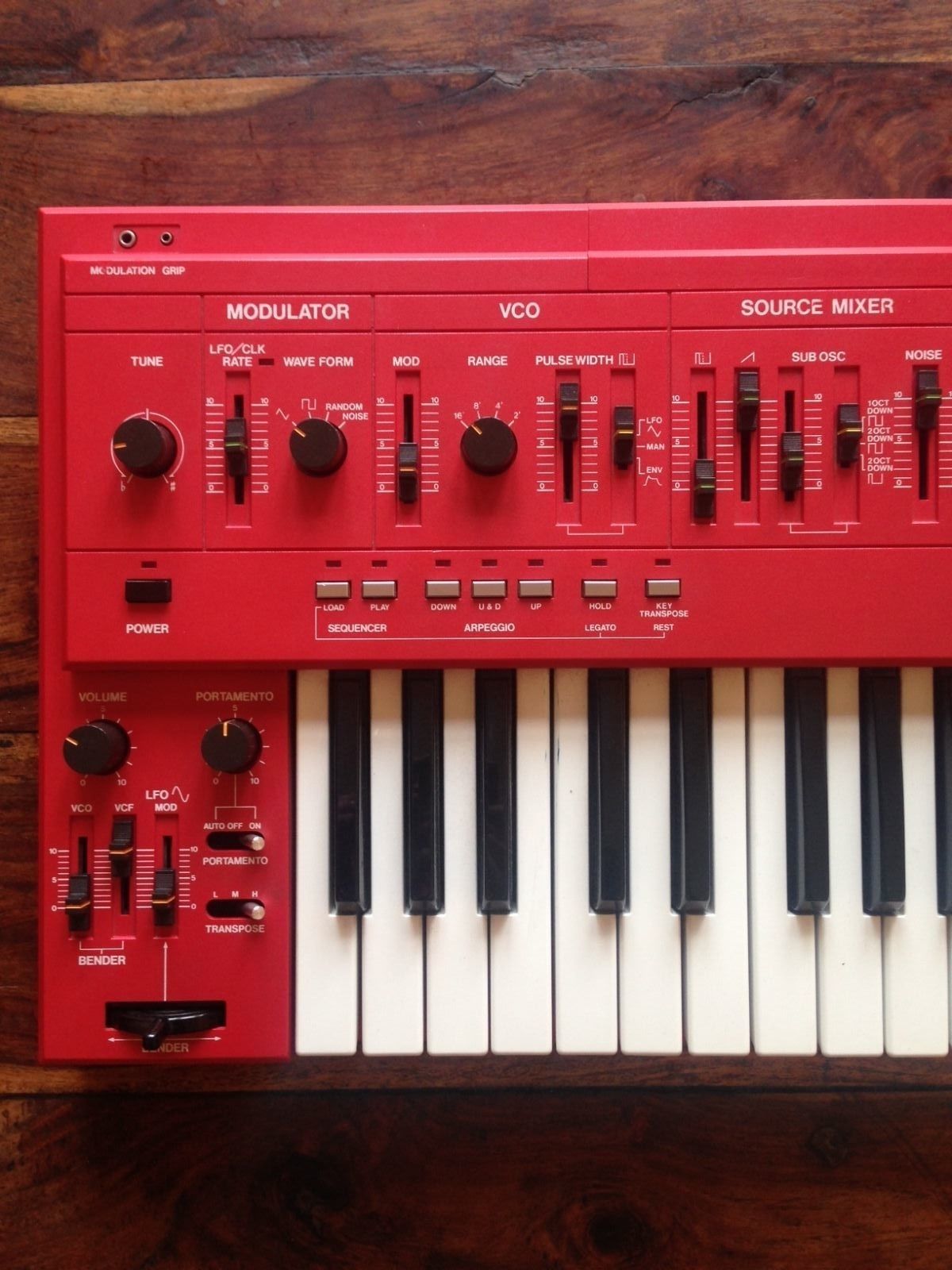 MATRIXSYNTH: Roland Sh-101 Synth Red