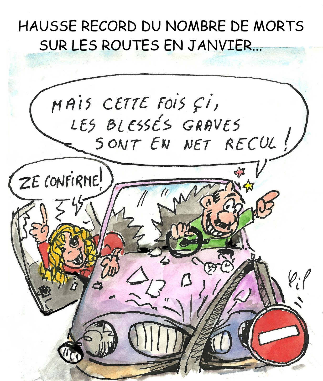 La mouche Ducoche: Accidents de la route