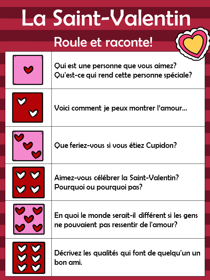 la classe de caro.: Saint-Valentin