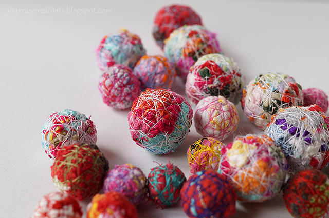 Fabric balls - Journey into Creativity