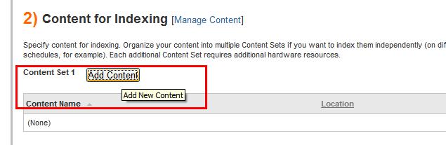ATG Search - how to create a search project
