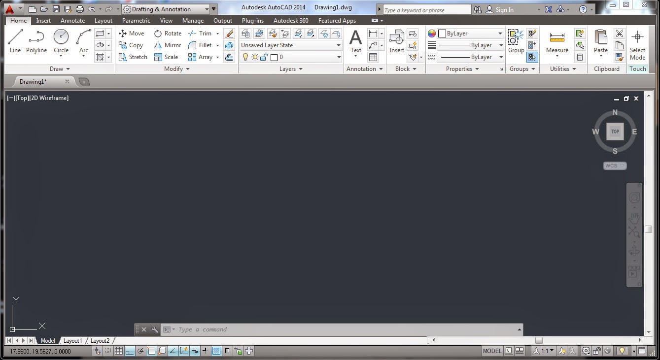 Belajar ngeblog diblog: Mengubah tampilan autocad 2014 ke menu tampilan ...