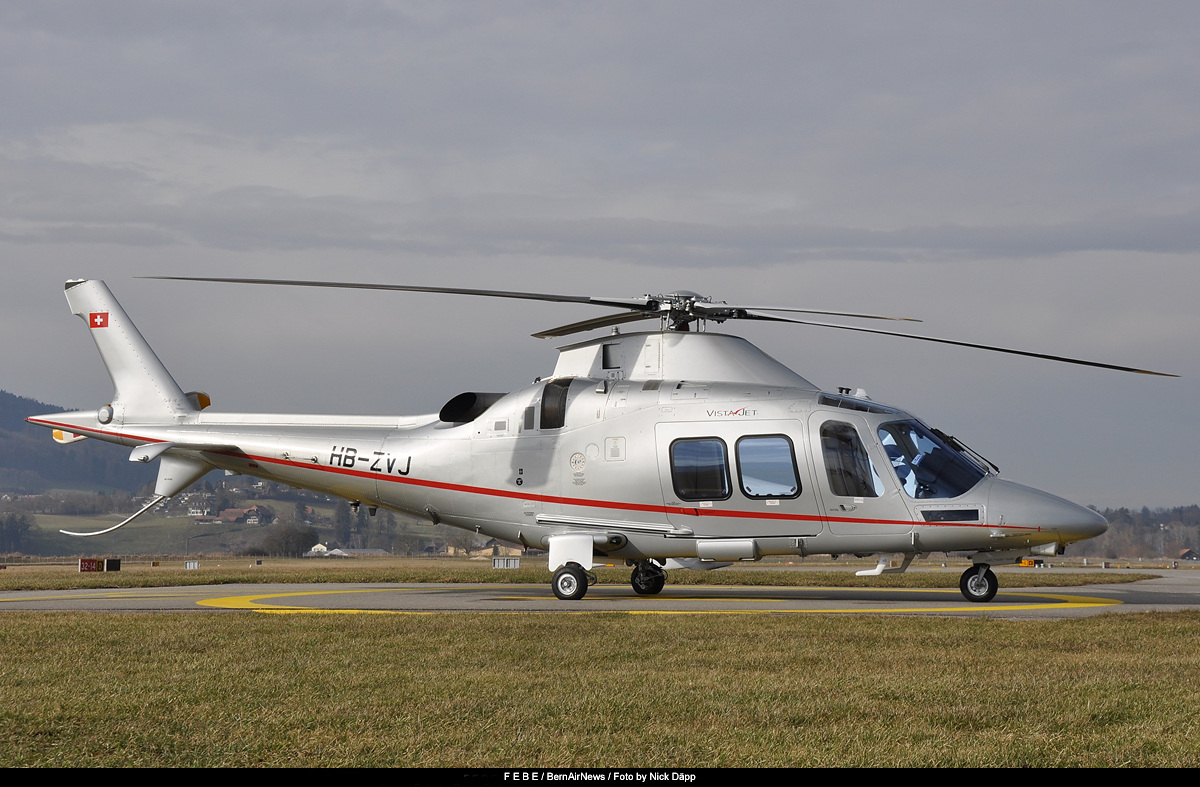 FEBE *** BernAirNews.ch ©: HB-ZVJ, Agusta A109SP, FEB14