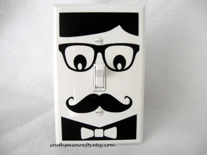 Southpaw Crafts: The Latest Bright Idea - Fun Light Switch Plate Covers