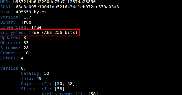 [Peepdf] PDF Analysis and Creation/Modification Tool - PenTest Tools