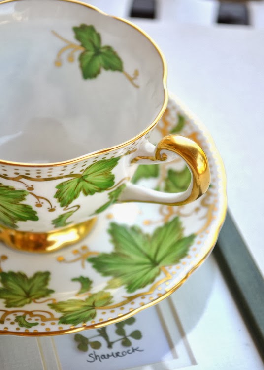 Keeping Things Simple...: Vintage tea cup collection at agardencottage