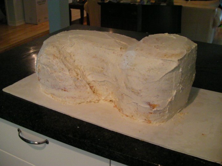 Edge Desserts: Construction of German Shepherd Cake