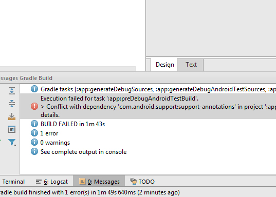 Cara Mengatasi "'com.android.support:support-annotations' in project ':app'. Resolved version ...