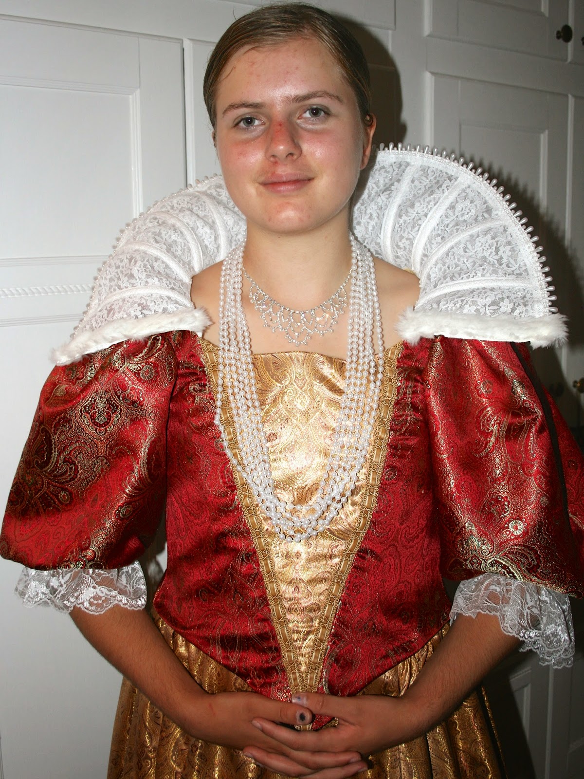 A Finished Queen Elizabeth Costume